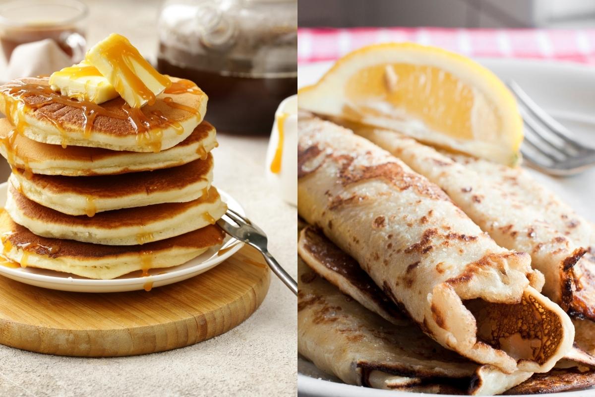 American Vs British Pancakes