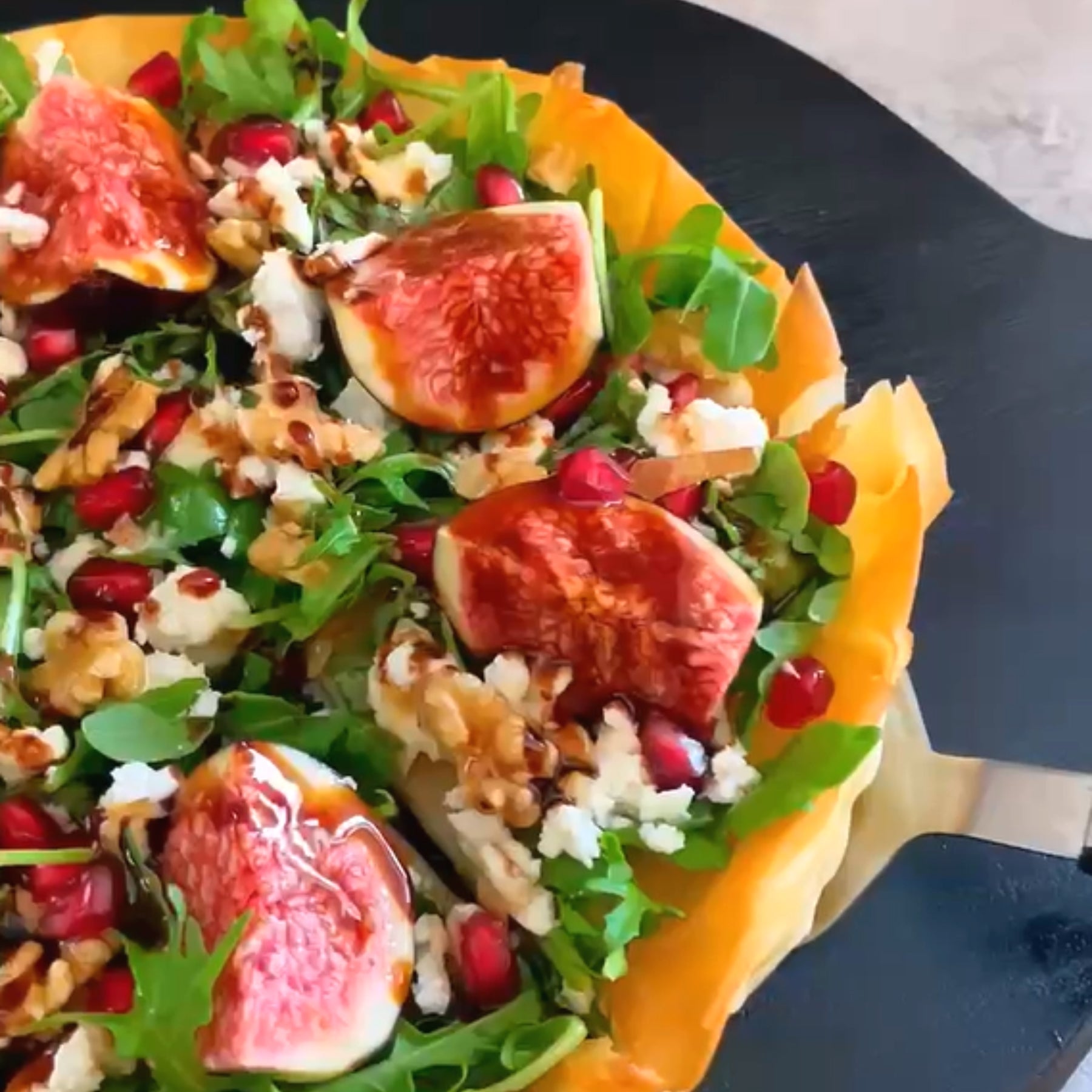 Filo Fig Tart Recipe | Hilltop Honey